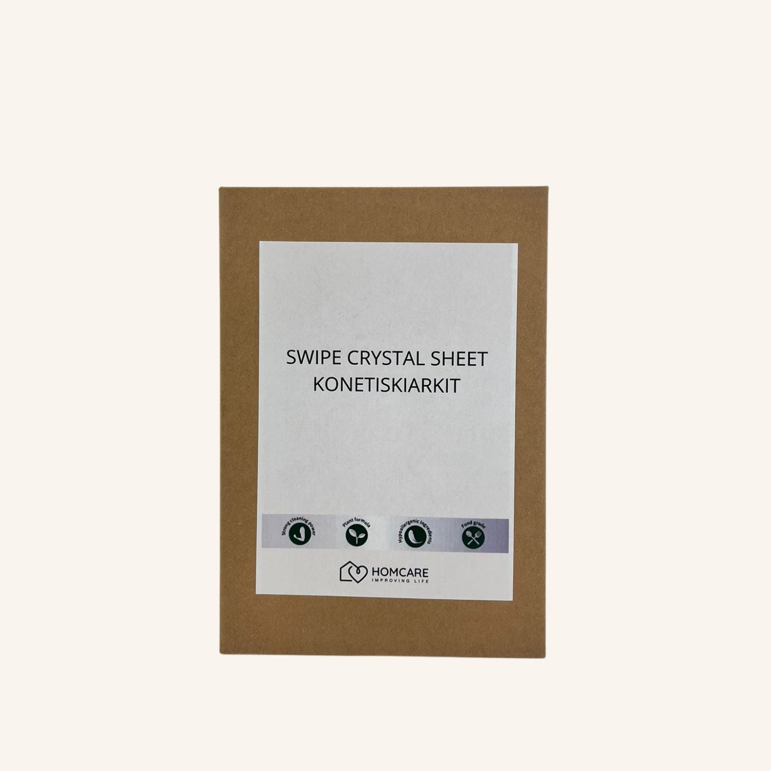 Swipe Crystal Sheet -näyte – HomCare Nordic